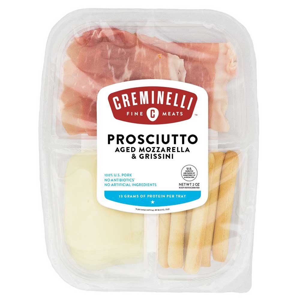 Creminelli Fine Meats Prosciutto Aged Mozzarella and Grissini ...