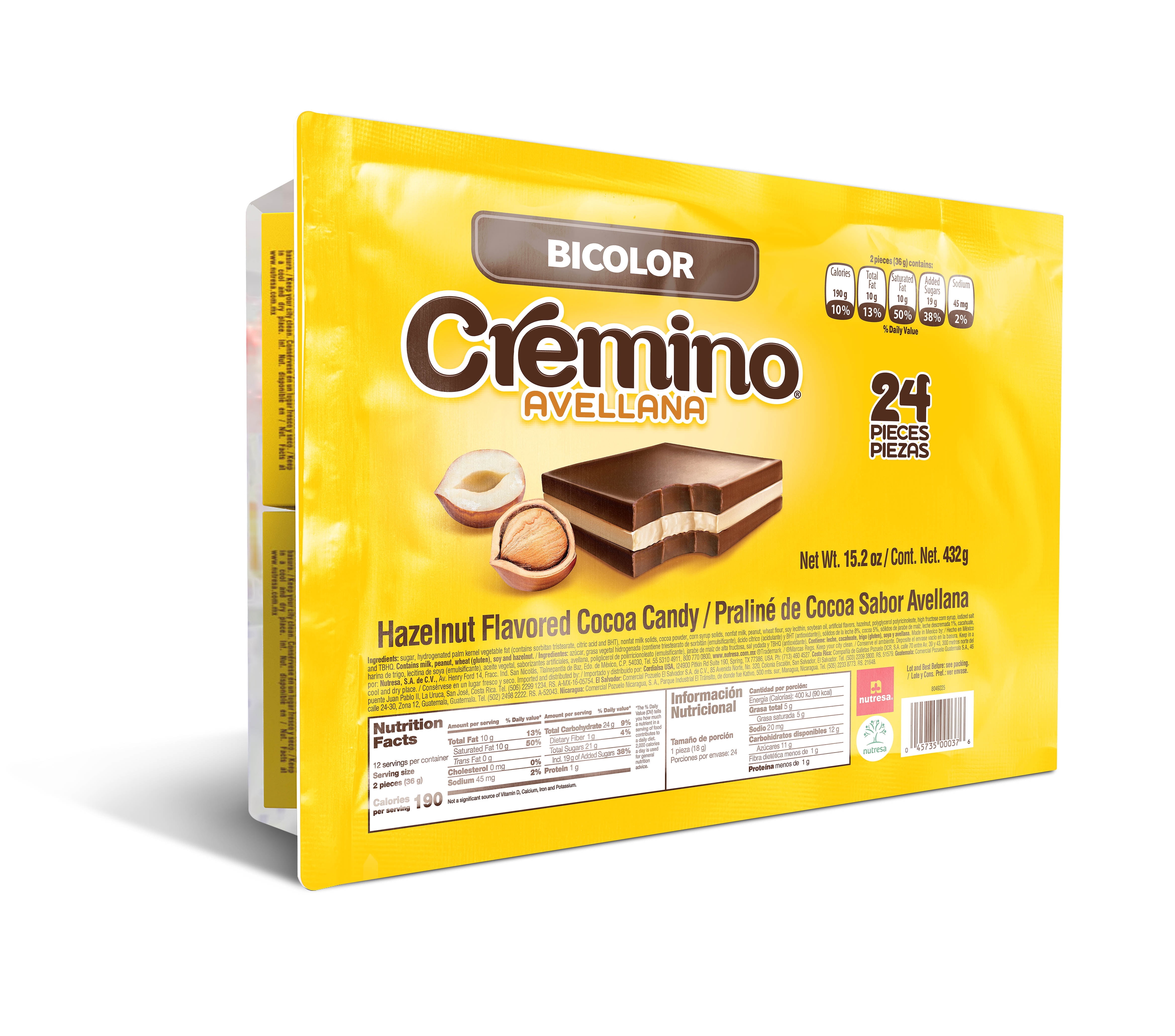 Cremino Bicolor Tray, 15 oz, 24 Ct - Walmart.com