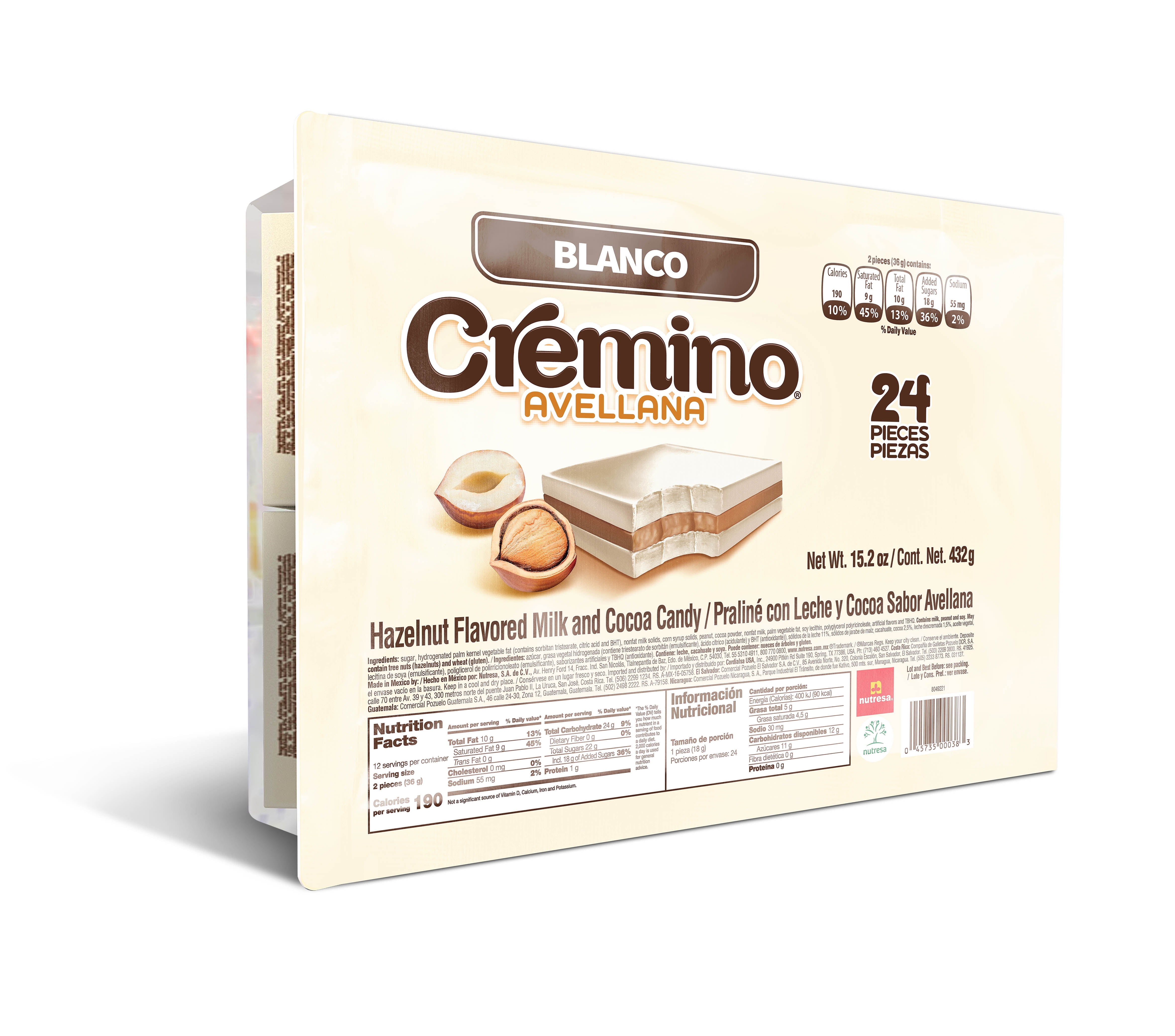 Cremino Blanco Tray, 15.2 oz, Pack of 1 - Walmart.com