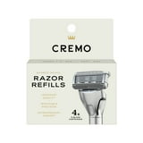 Cremo Barber Grade 5-Blade Mens Razor Cartridges with Pull-Back Trimmer ...