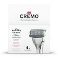 Cremo 5-Blade Barber Grade Mens Razor Cartridge Refills 4 Ct - Walmart.com