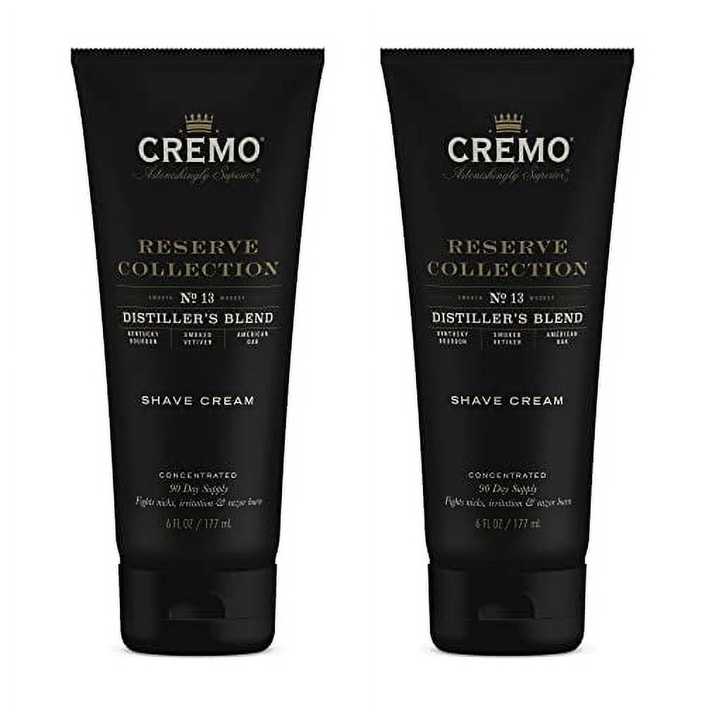 Cremo Barber Grade Distillers Blend (Reserve Collection) Shave Cream ...