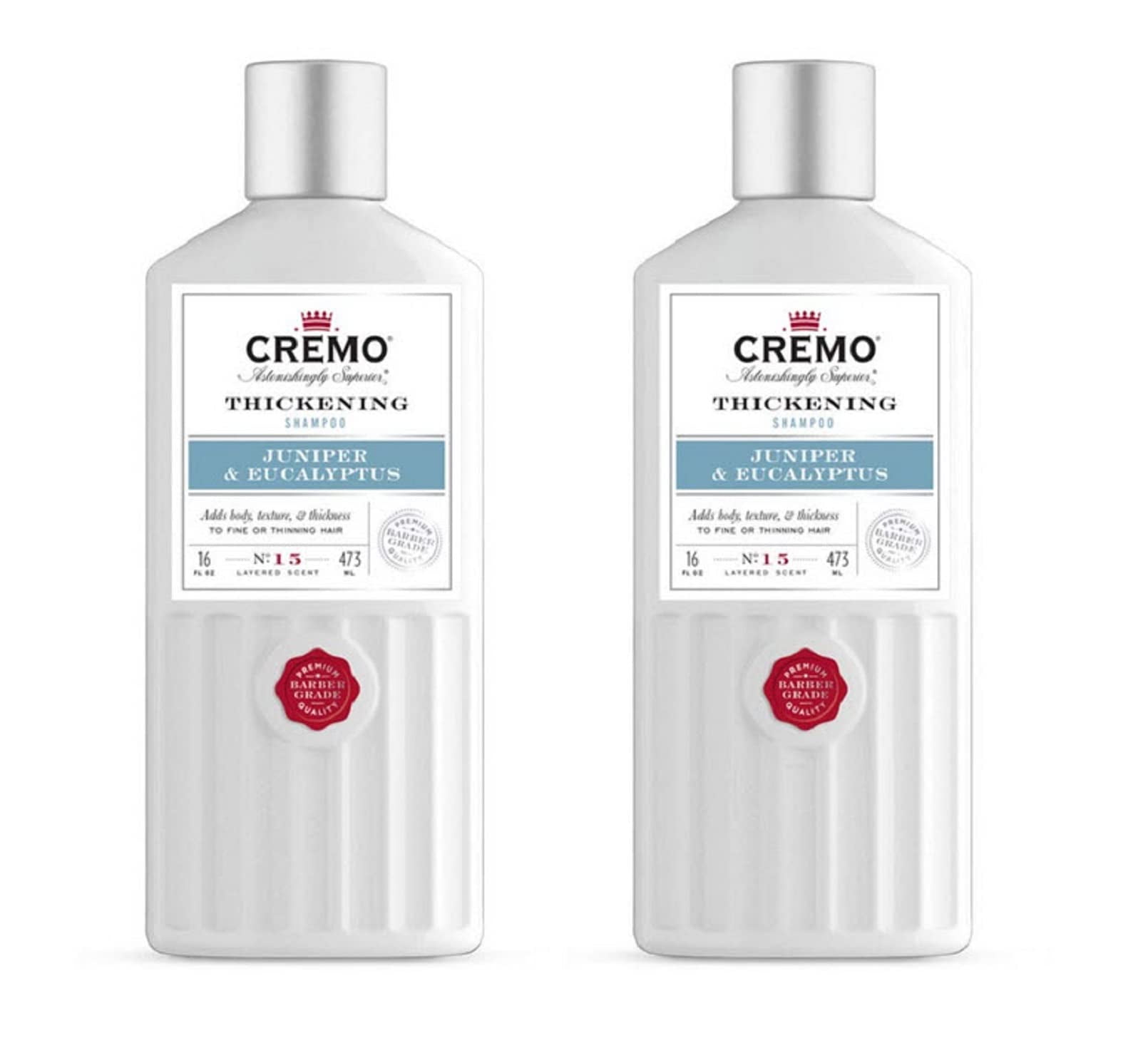 Cremo Barber Grade Juniper & Eucalyptus Thickening Formula for Fine or ...
