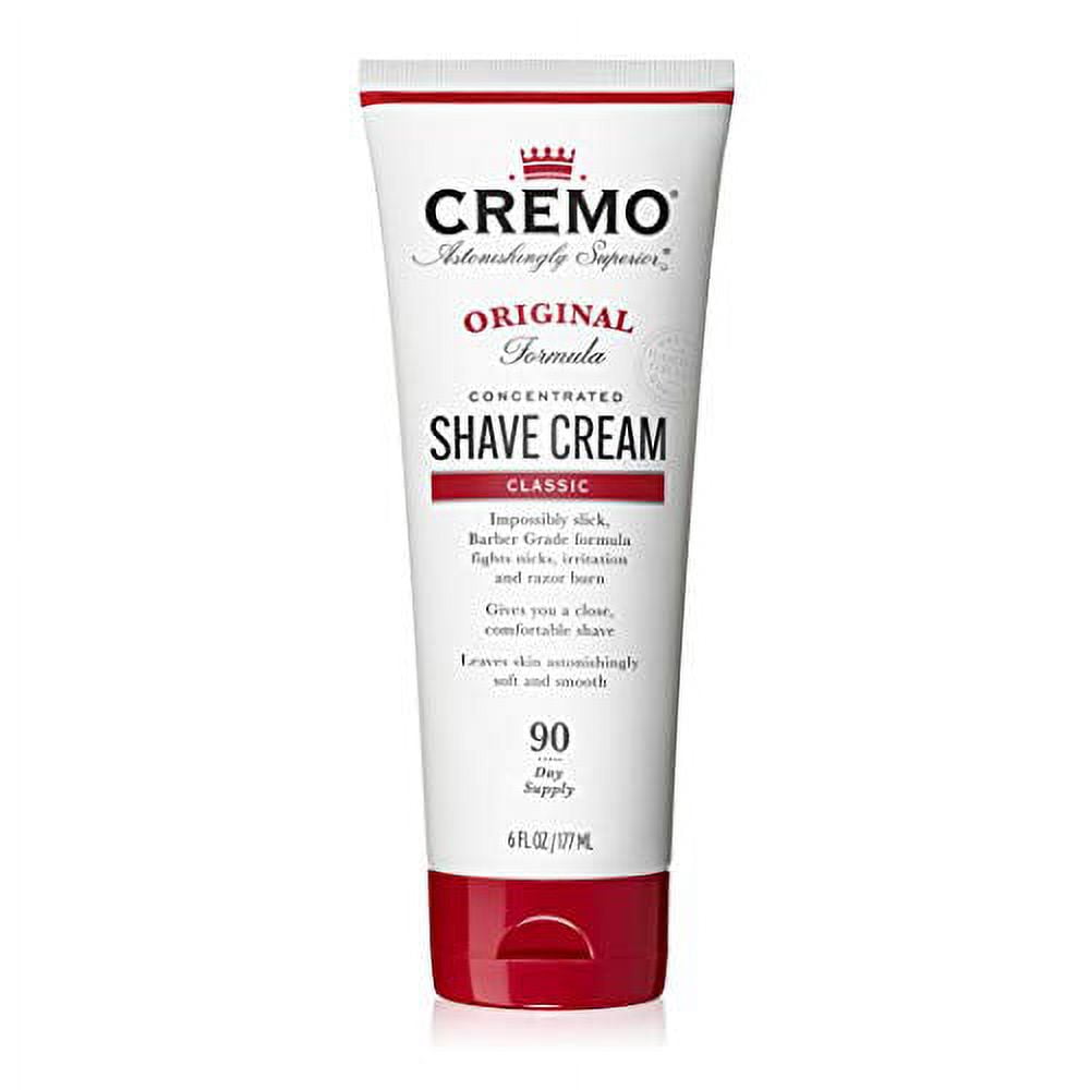 Cremo Barber Grade Original Shave Cream, Astonishingly Superior Ultra ...
