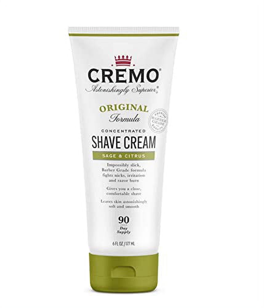 Cremo Barber Grade Sage & Citrus Shave Cream, Astonishingly Superior ...