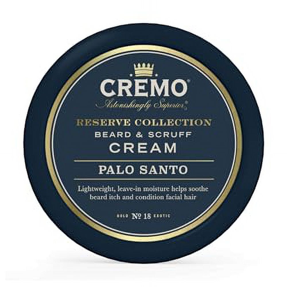 Cremo Beard & Scruff Cream, Palo Santo (Reserve Collection), 4 oz ...