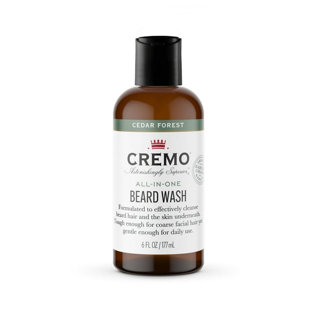 Cremo Beard & Face Soap, Cedar Forest Scent, for All Hair & Skin Types ...
