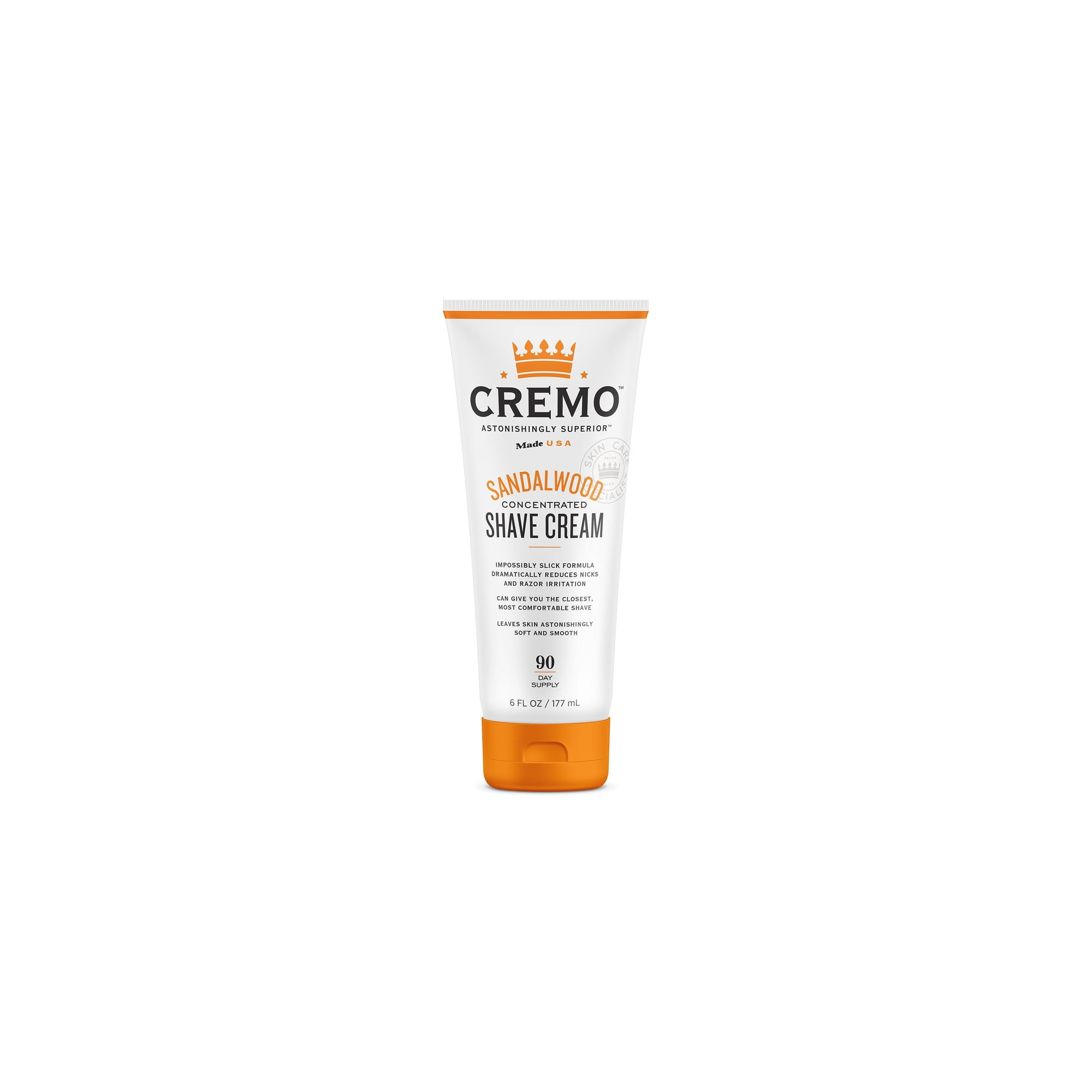 Cremo Concentrated Sandalwood Shave Cream 6 oz (Pack of 5) - Walmart.com
