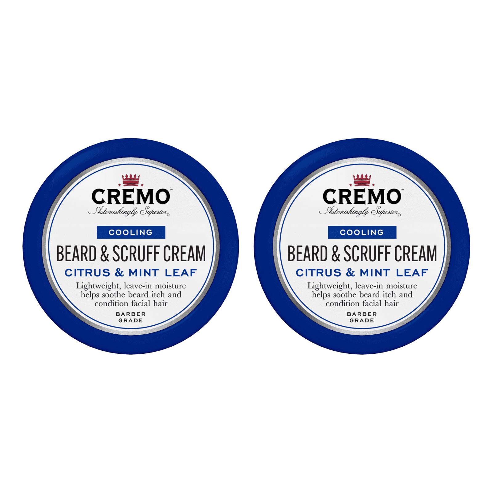 Cremo Cooling Beard & Scruff Cream, 4oz (Pack of 2) - Walmart.com
