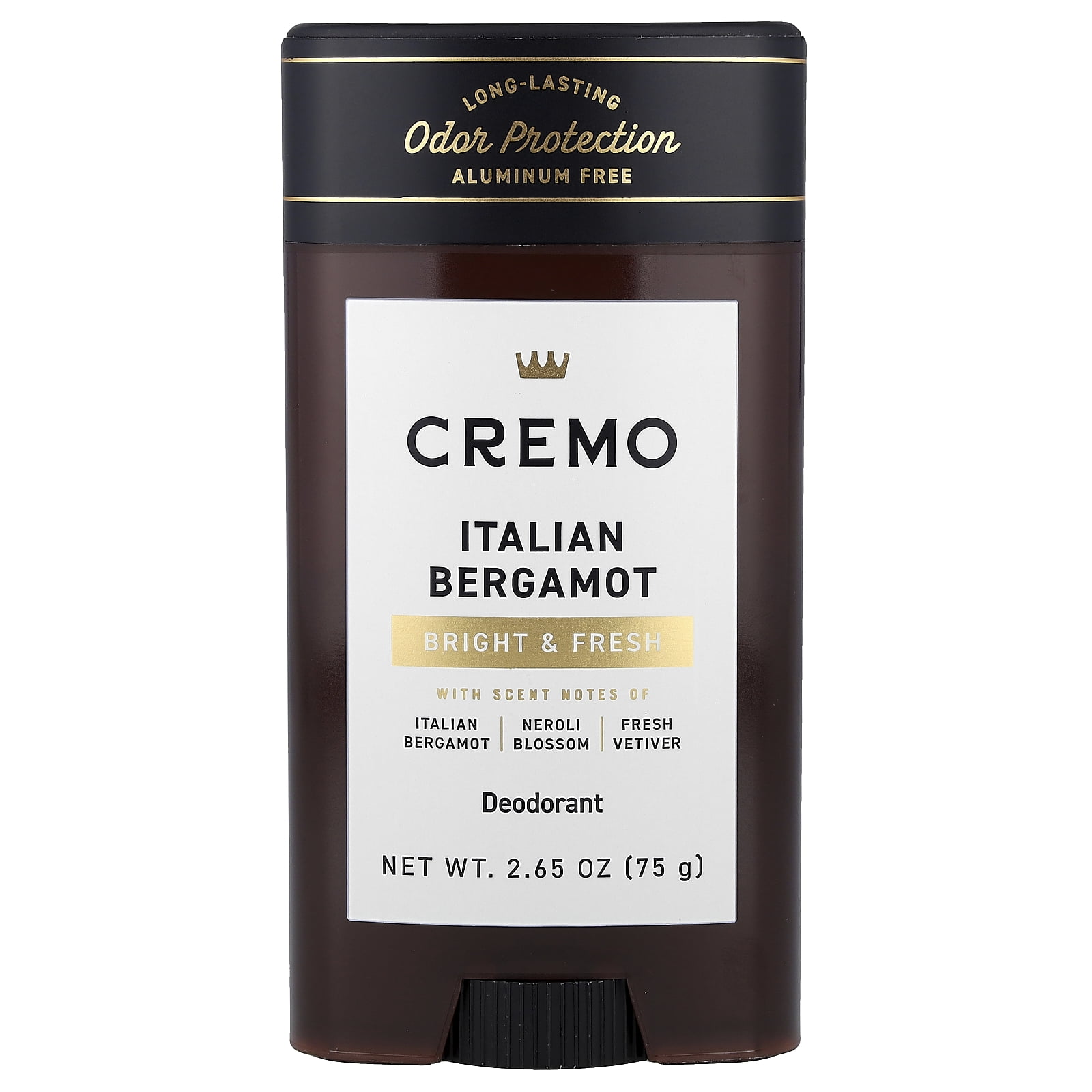 Cremo Deodorant Italian Bergamot - 2.65oz - Walmart.com