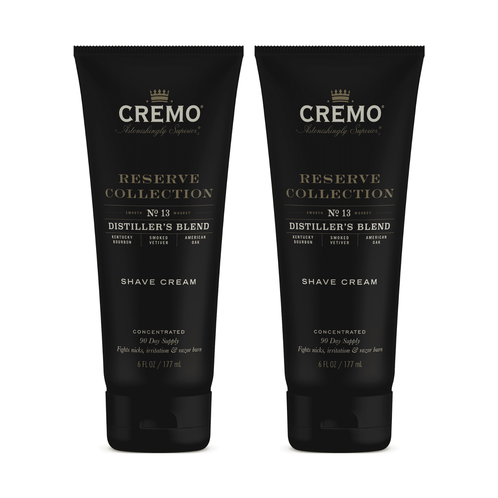 Cremo Distiller's Blend Reserve Collection Shave Cream, 6oz (Pack of 2 ...