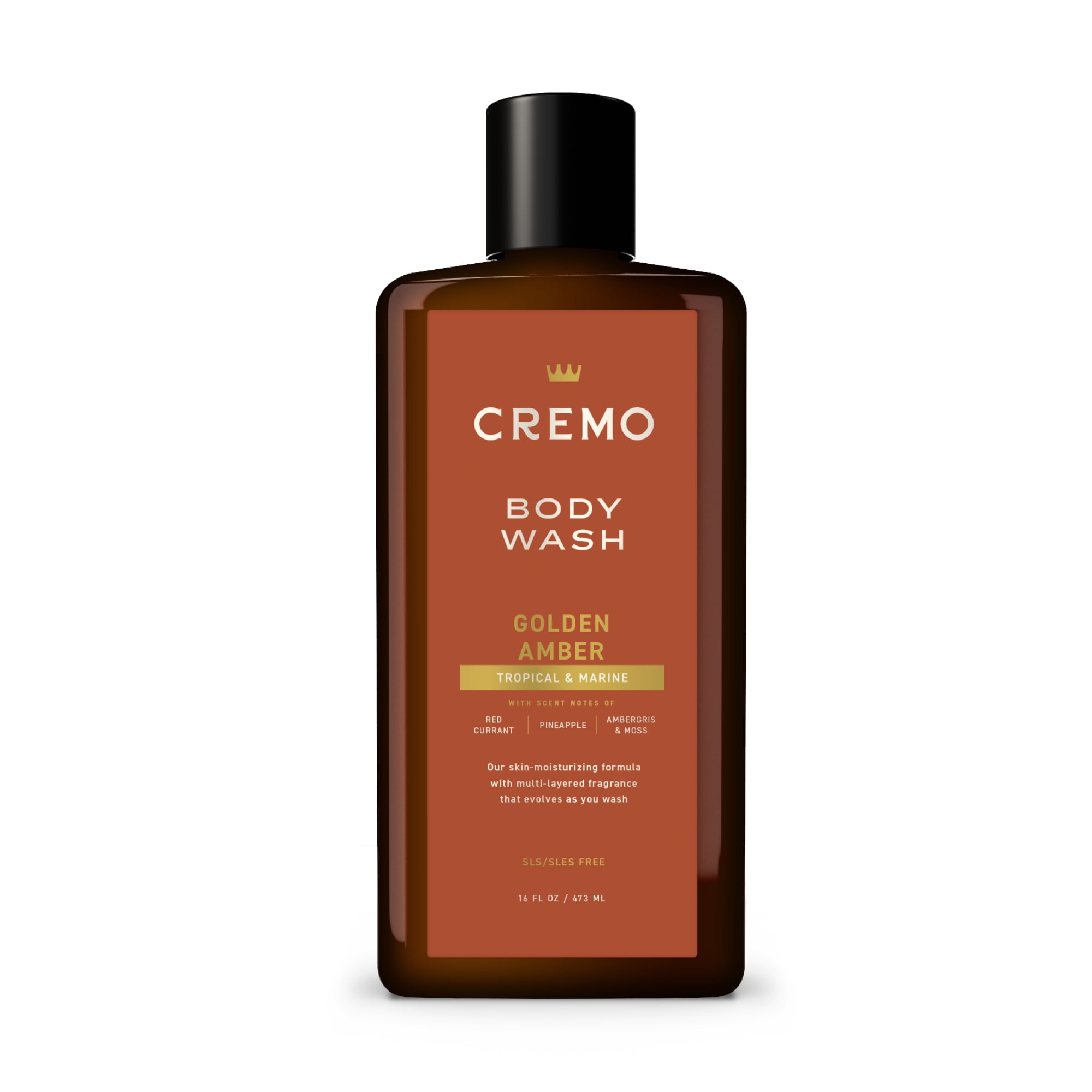 Cremo Golden Amber Body Wash, 16oz (Pack of 1) - Walmart.com