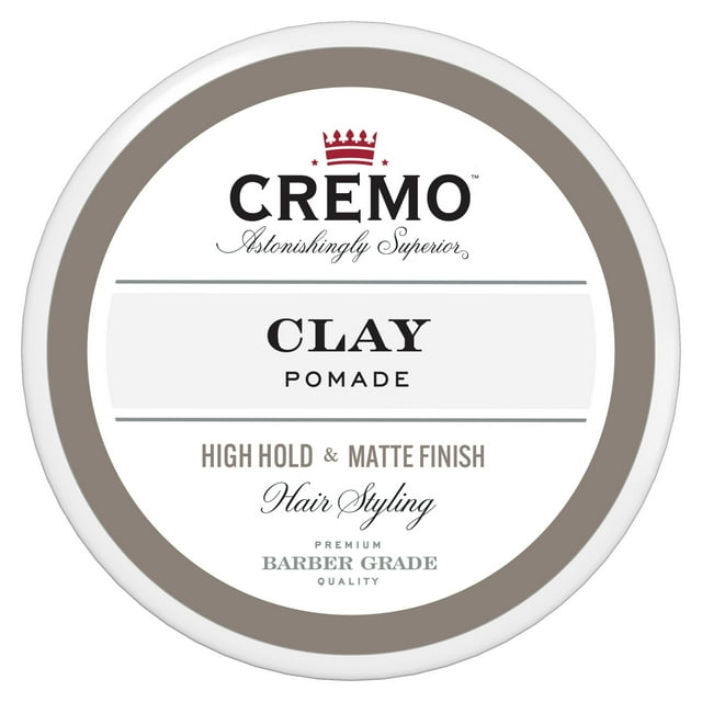 Cremo Hair Sculpting Clay, High Hold, Matte Shine, Texturizing, All ...
