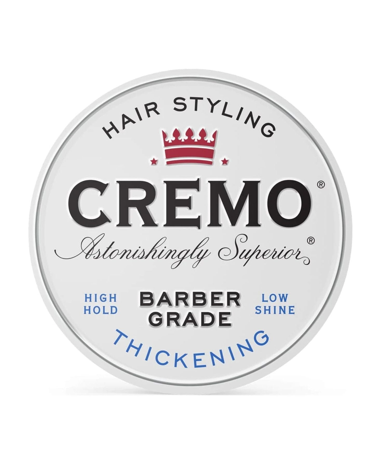 CREMO Hair Styling Thickening Paste, High Hold, Low Shine, Adds Volume ...
