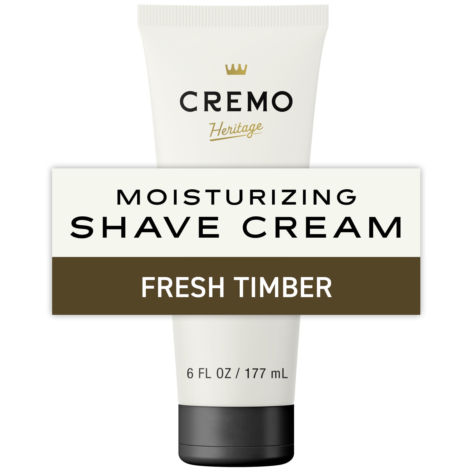 Cremo Heritage Green Mens Shave Cream, Fresh Timber Scent, 6 fl oz ( 3 ...