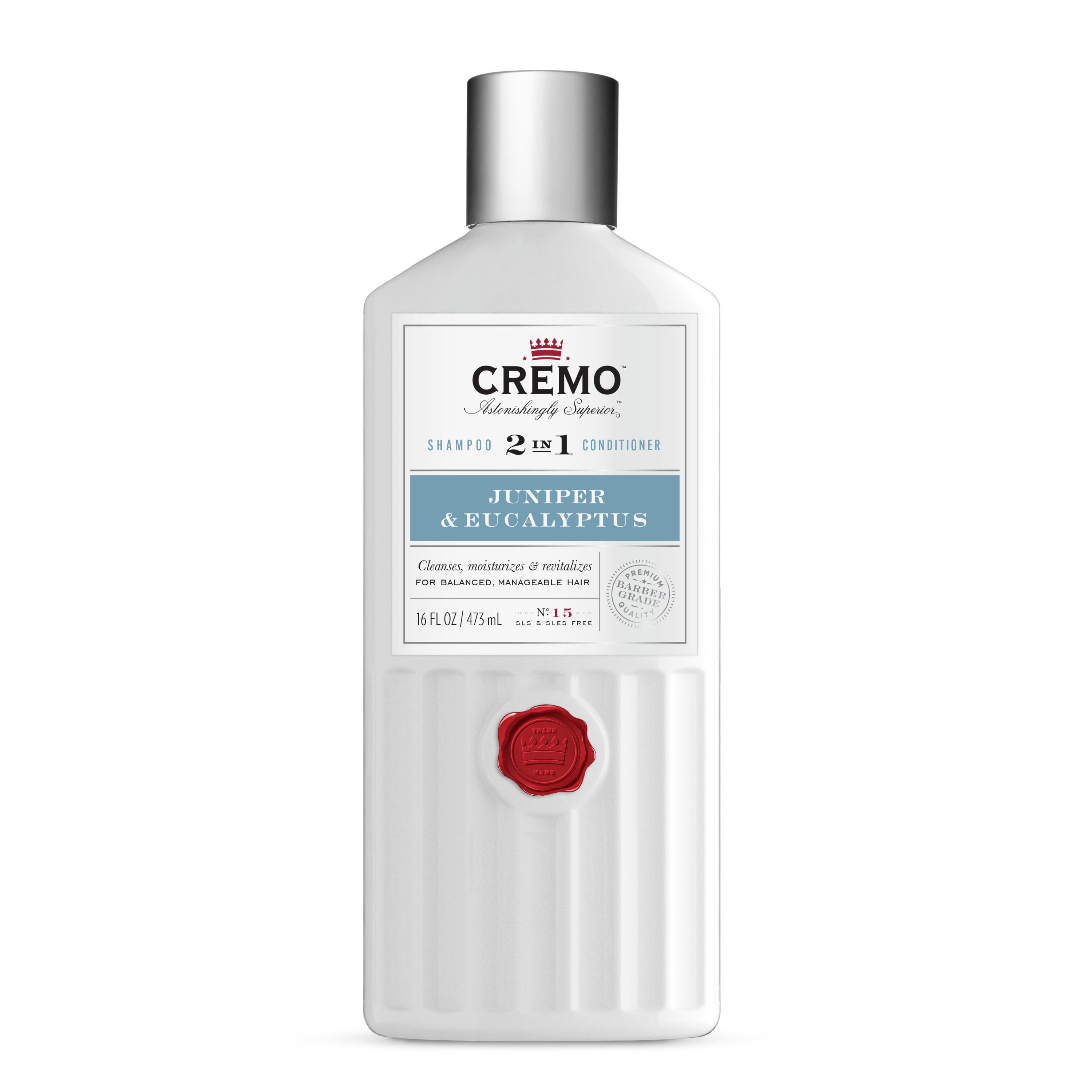 Cremo Juniper and Eucalyptus Scalp Shampoo, Dandruff & Scalp, True ...