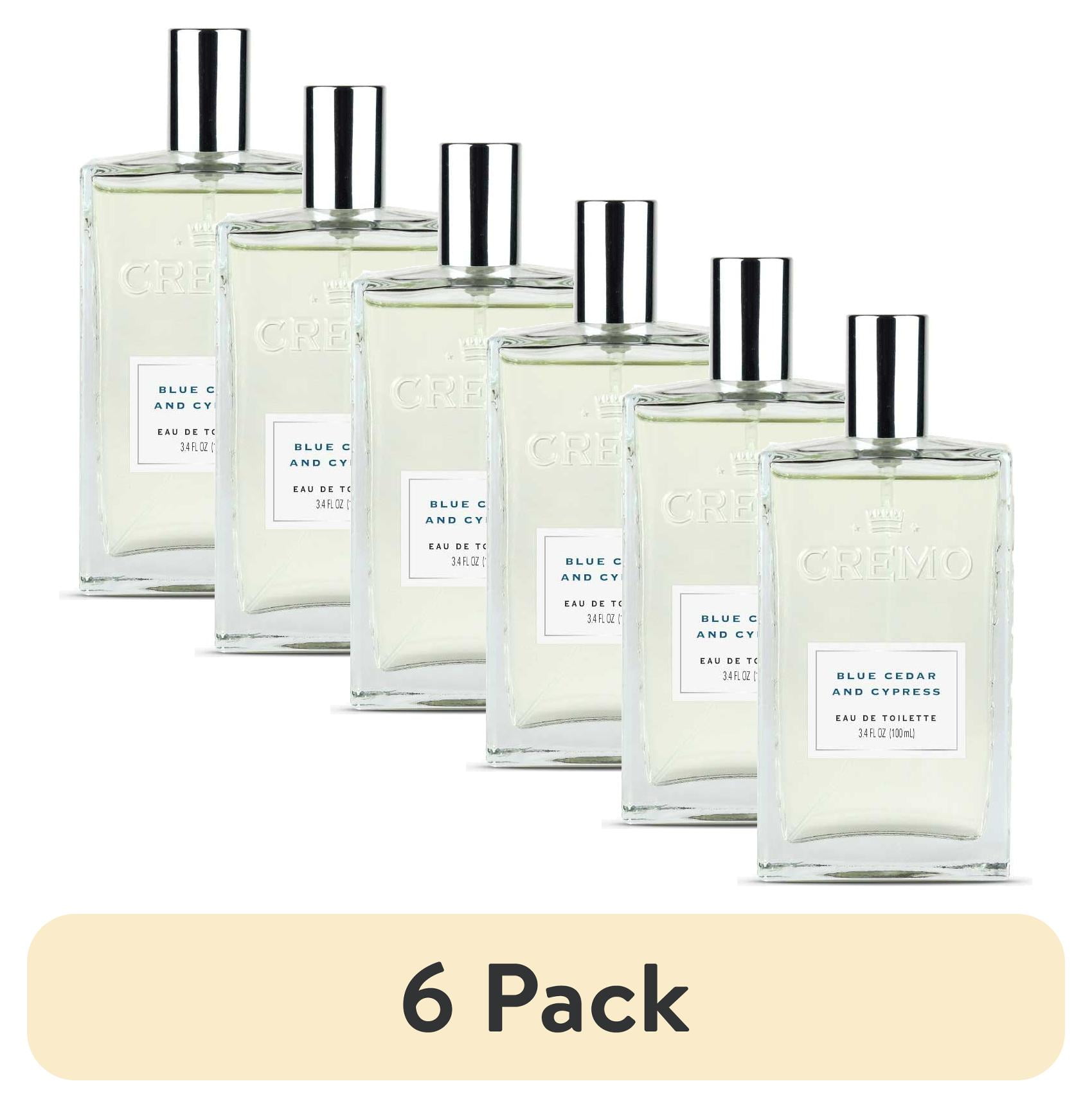 (6 pack) Cremo Men's Spray Cologne, Blue Cedar & Cypress, 3.4 oz ...