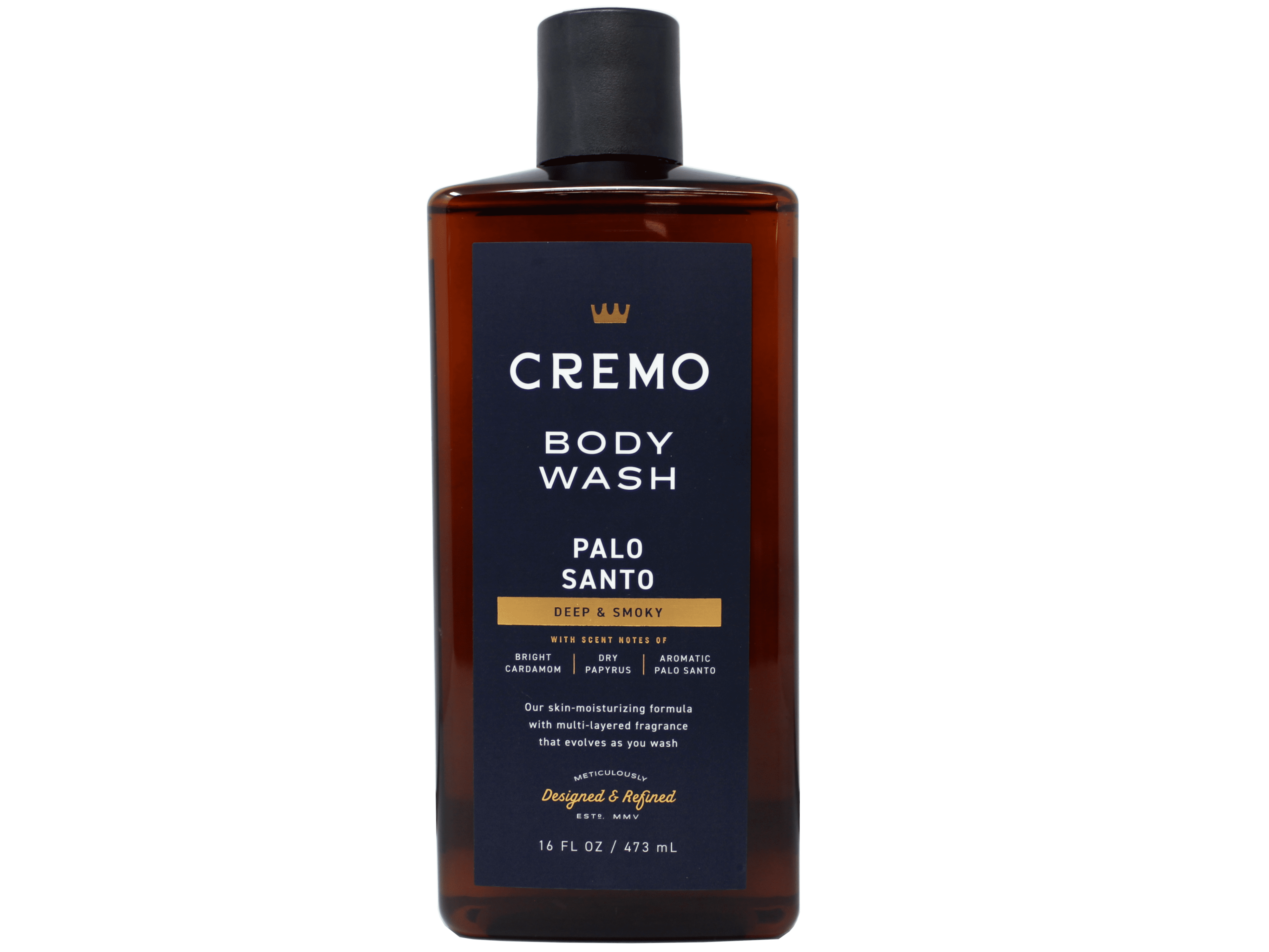 Cremo Body Wash Men, Notes of Bright Cardamom, Dry Papyrus and Aromatic ...
