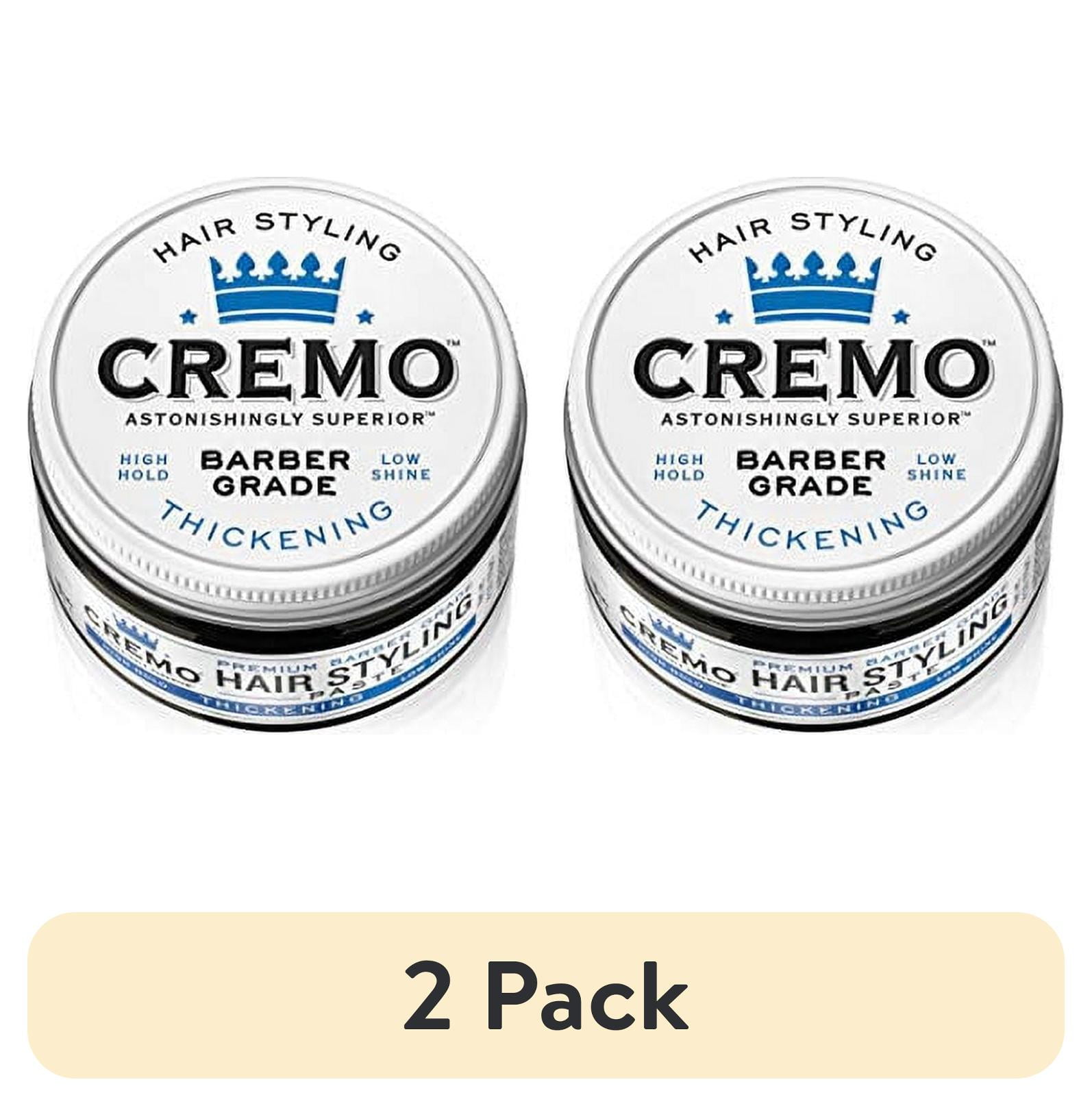 (2 pack) Cremo Premium Barber Grade Hair Styling Thickening Paste, High ...