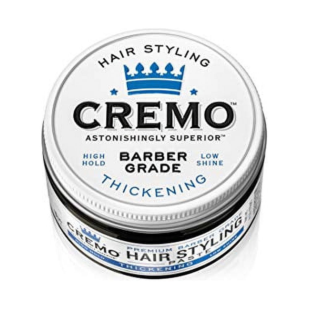 CREMO Barber Grade Hair Styling Thickening Paste, High Hold, Low Shine, 4 Oz - Walmart.com