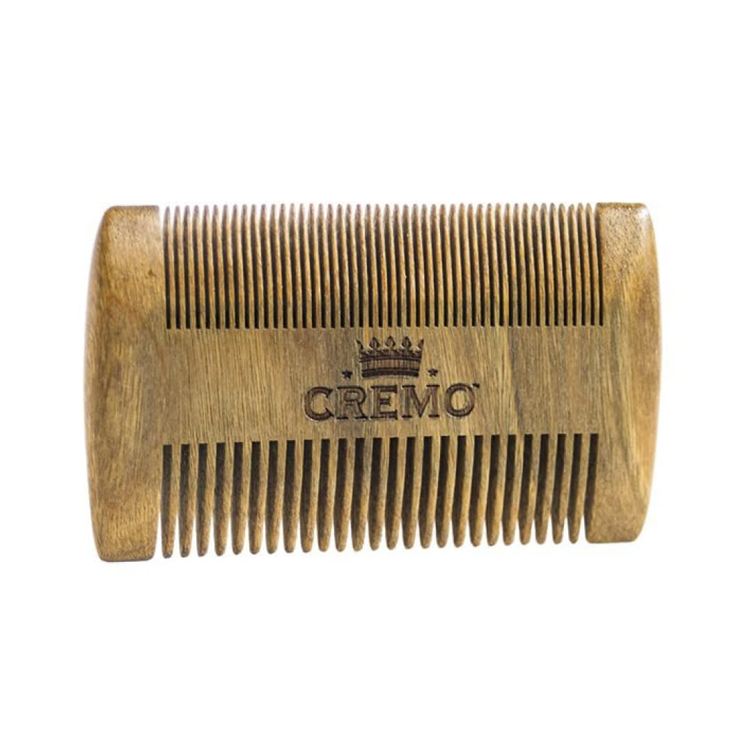 Cremo - Premium Beard Comb For Men | 100% Natural Wood With Woody ...