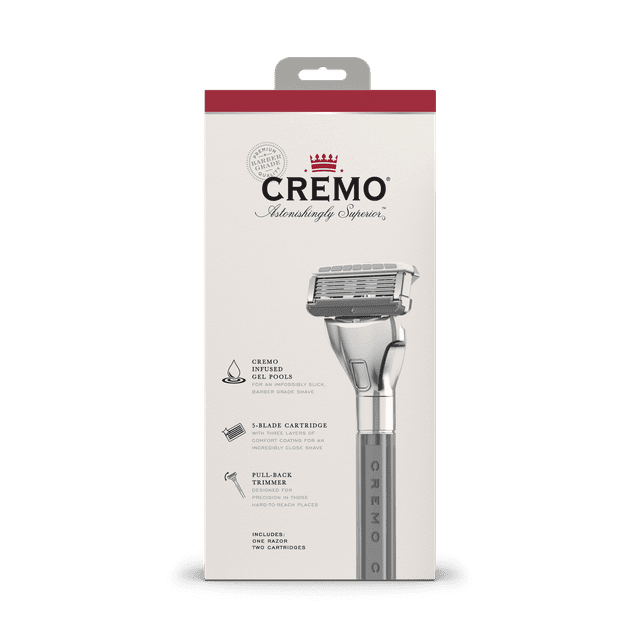 Cremo Razor & Blade Kit, Astonishingly Superior Shave - Walmart.com