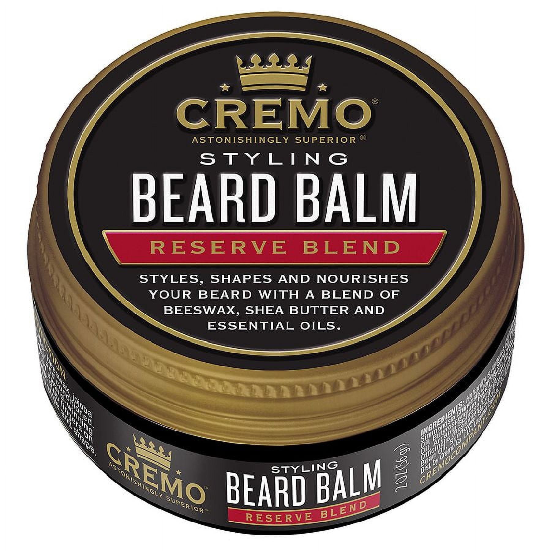 Cremo Reserve Blend Styling Beard Balm 2.0 oz Pack of 3 - Walmart.com