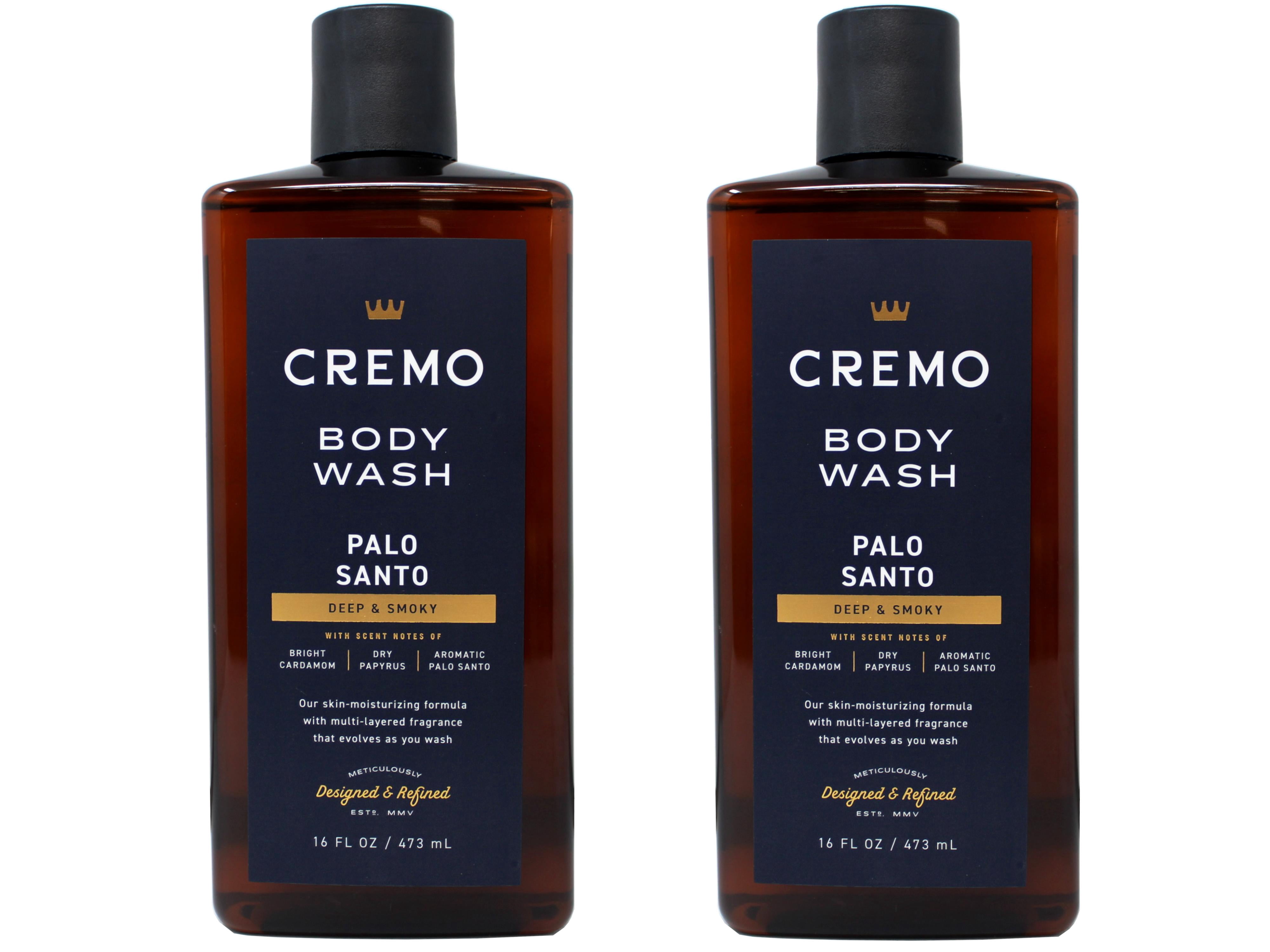Cremo Body Wash, Palo Santo, Rich-Lathering, Bright Cardamom Notes, 16 ...
