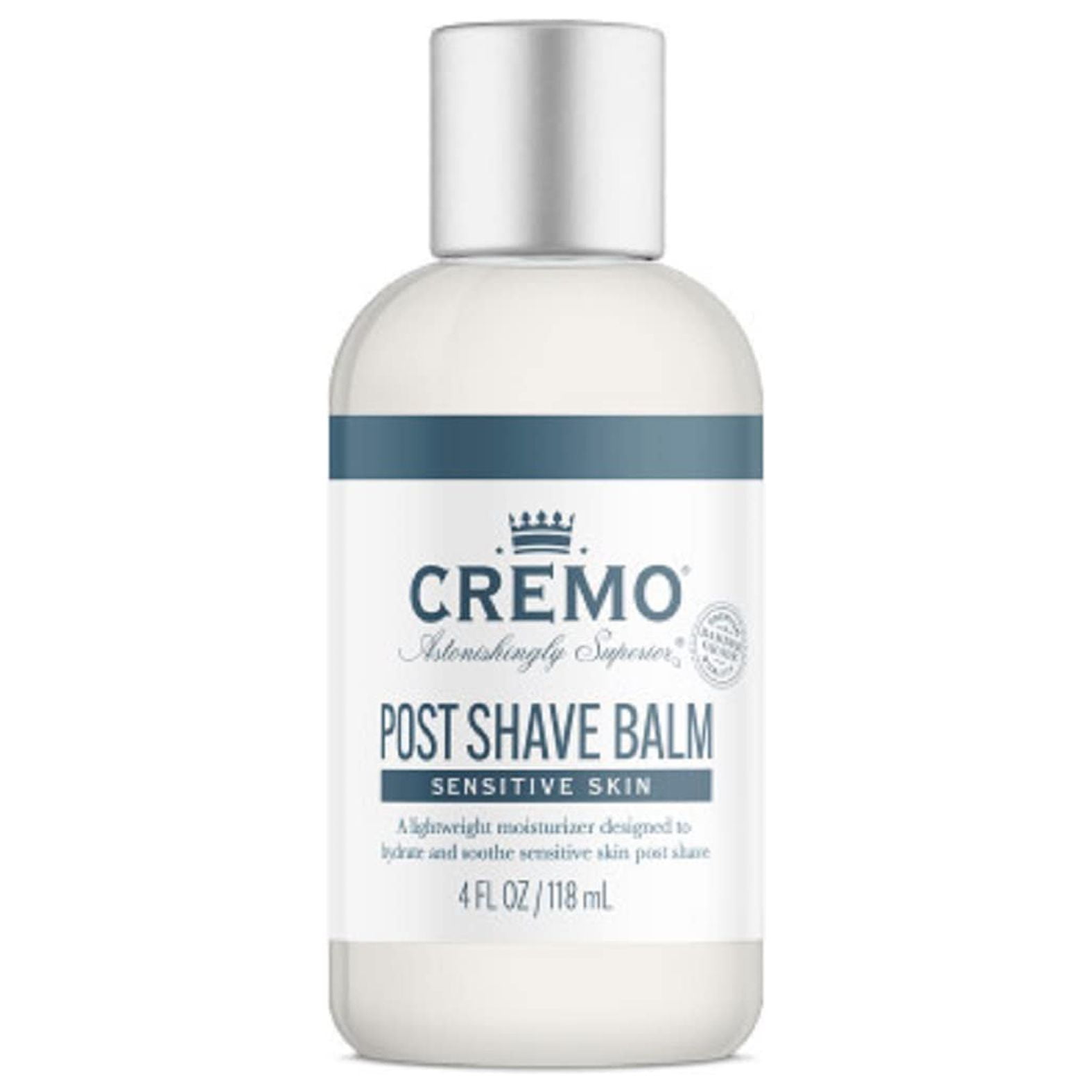 CREMO Sensitive Post Shave Balm, Soothes and Protects Skin, 4 Fluid ...