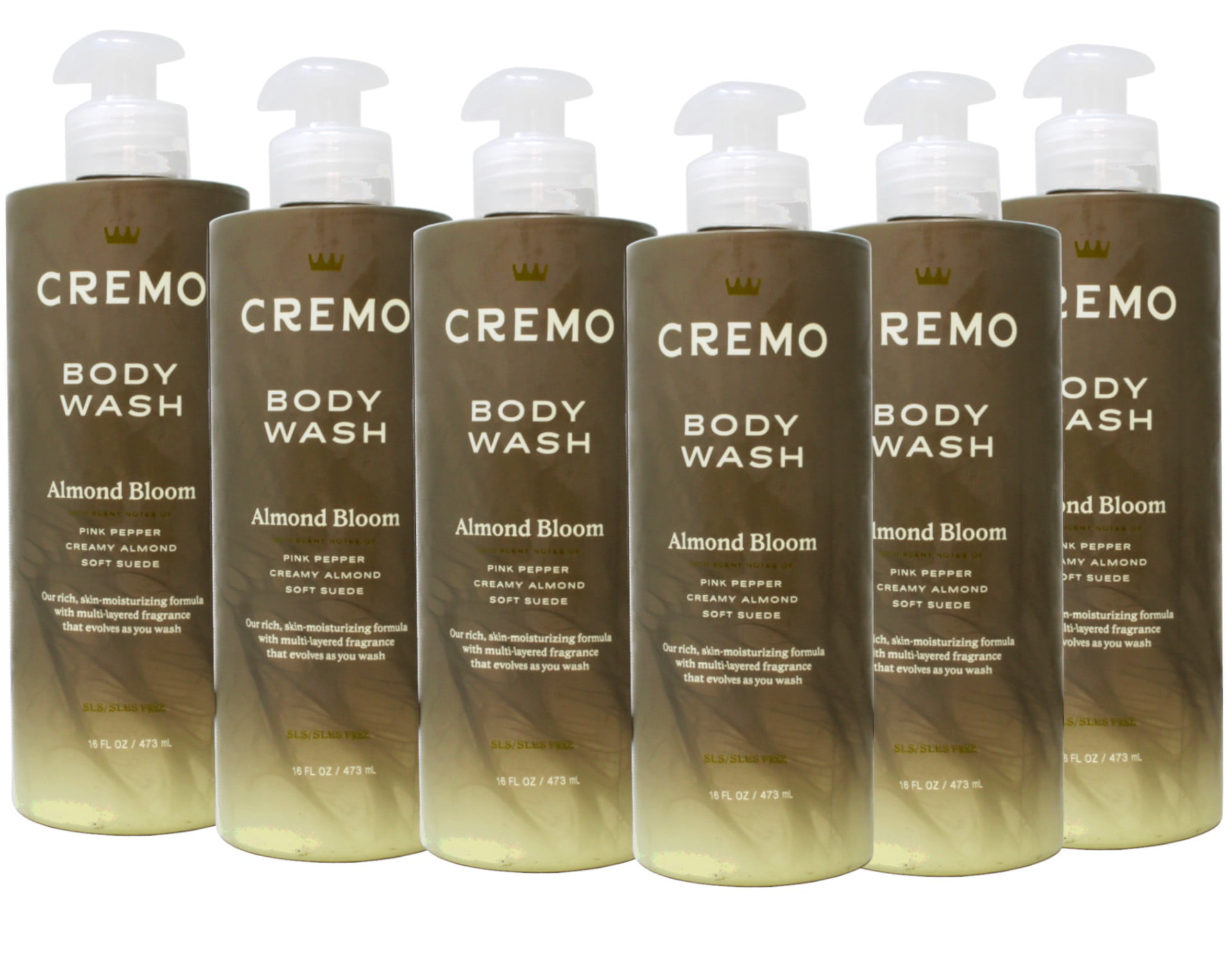 Cremo Skin Moisturizing Almond Bloom Women's Body Wash, Notes of Spicy ...
