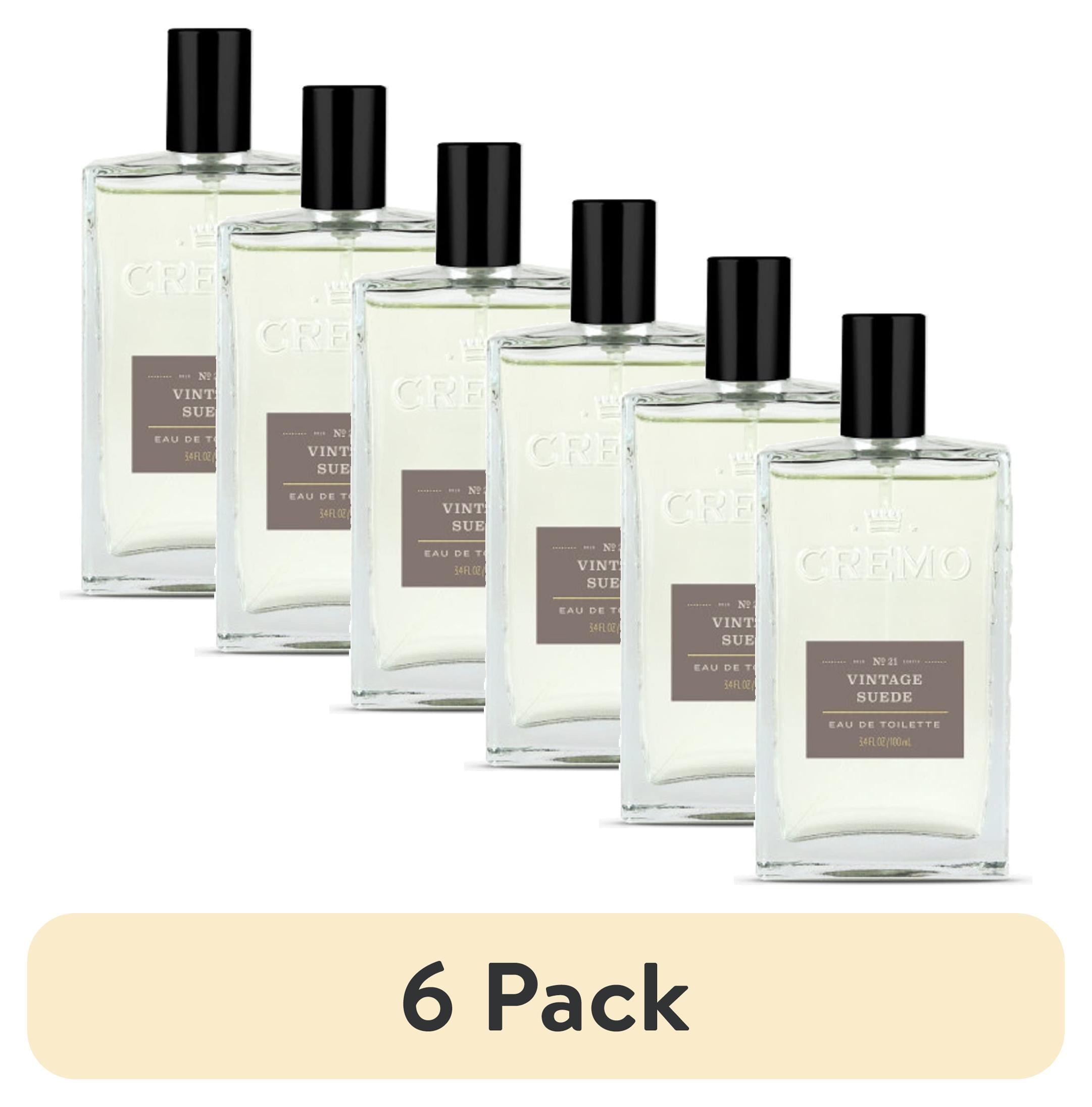 (6 pack) Cremo Vintage Suede (Reserve Collection) Cologne Spray, A ...