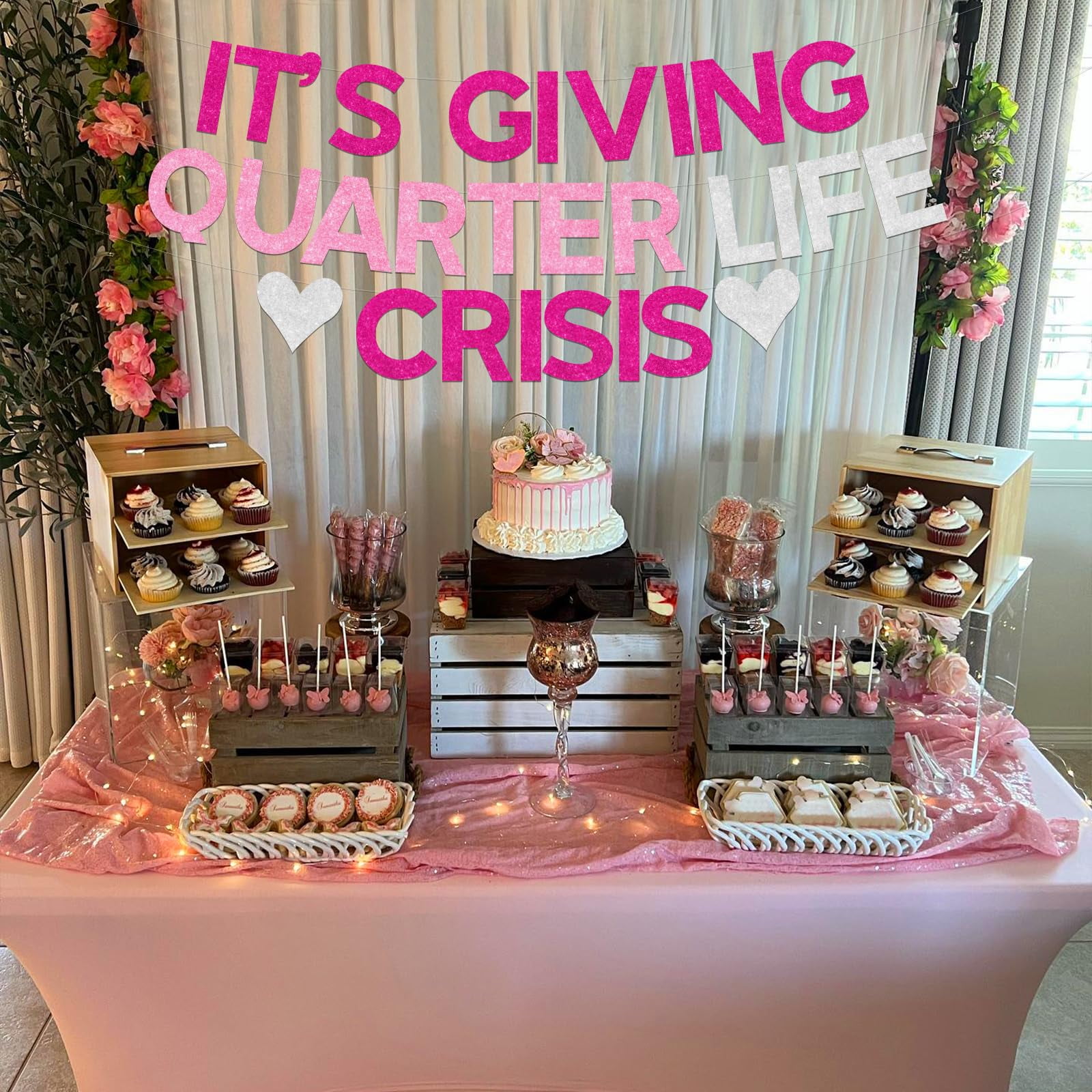 Crenics Rose Gold FEV6 40th Birthday Decorations for Women - 1985 ...