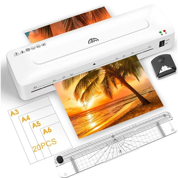 Laminator Machine 13 Inch Lamination Machine with Paper Feed, Never Jam ...