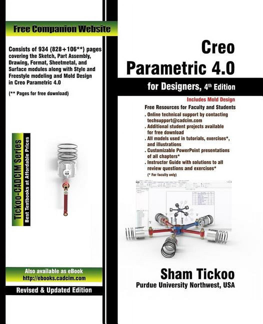 Creo Parametric 4.0 for Designers (Paperback) - Walmart.com