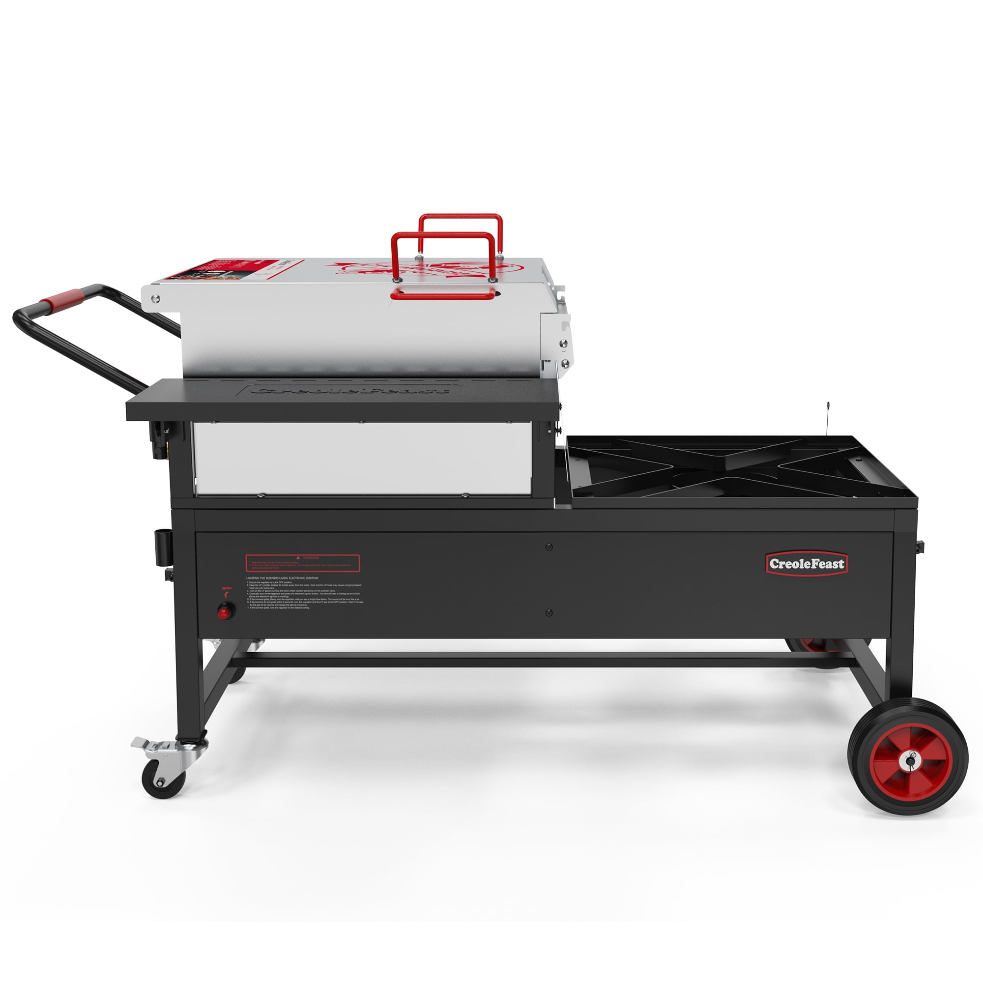 Creole Feast CFT2018 90Qt Single Sack Crawfish Boiler and Cooker Combo ...