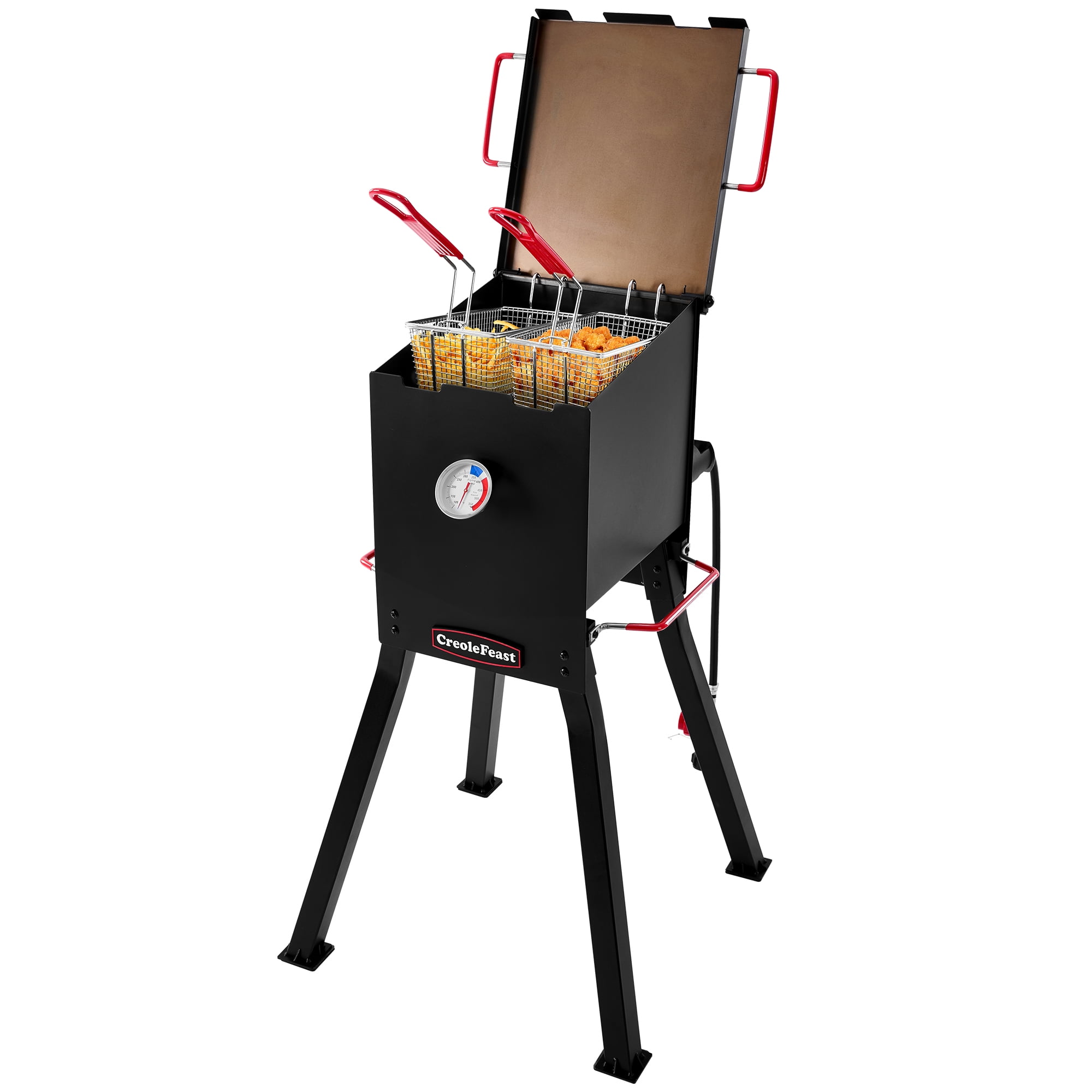 Creole Feast DF02B Outdoor Deep Fryer, 17 Qt. Oil Capacity with 2 ...