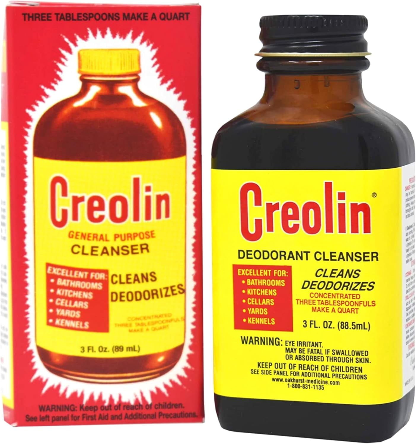 Creolin Cleanser Purpose, 3 oz. - Walmart.com