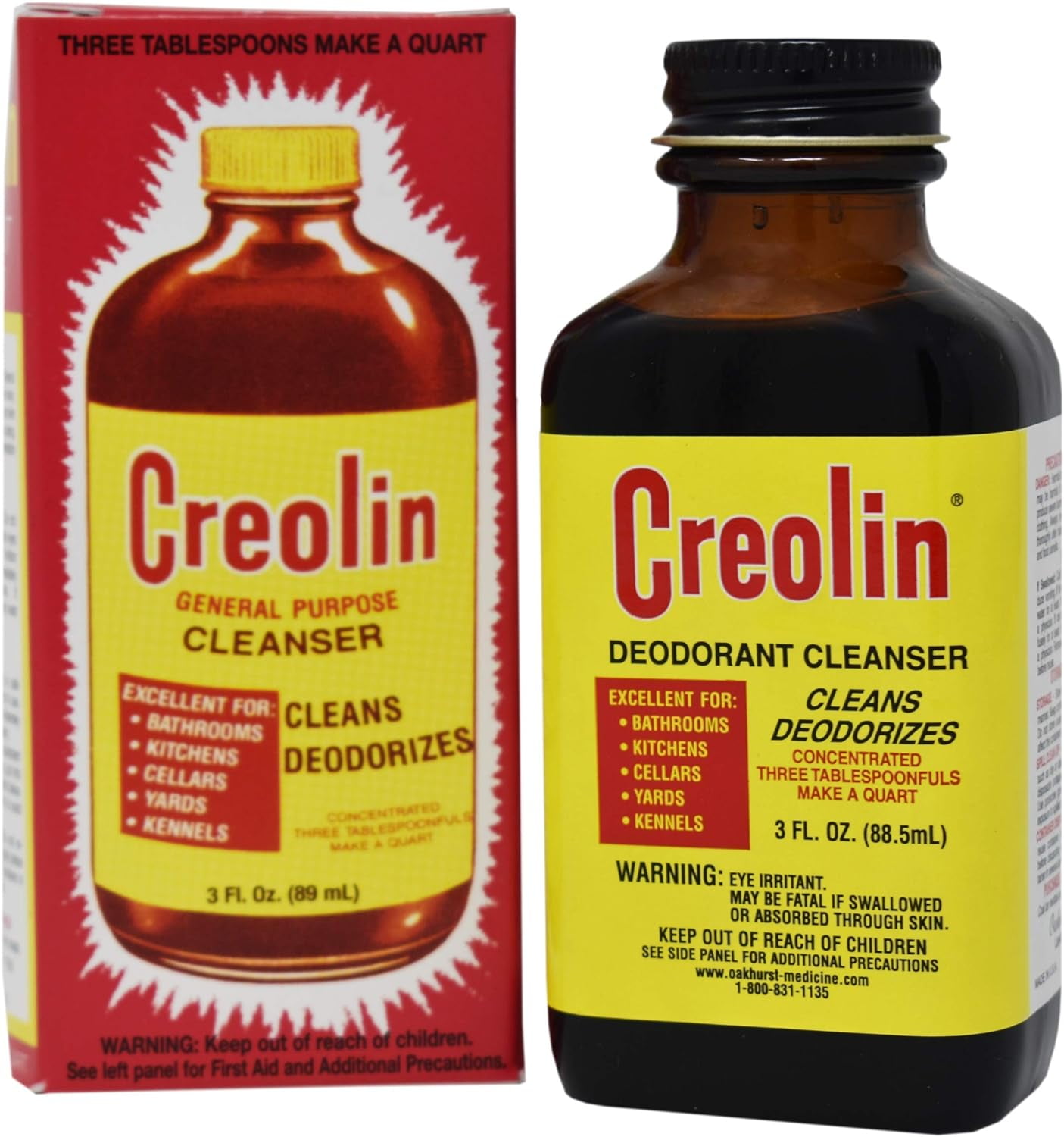 Oakhurst Creolin General Purpose Cleanser, Cleans and Deodorizes, All ...