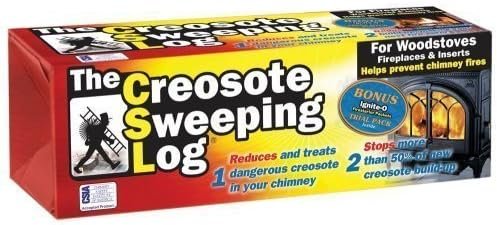 Creosote Sweeping Log For Fireplaces Pack of 2 - Walmart Business Supplies