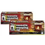 Creosote Sweeping Log For Fireplaces (Pack of 2) - Walmart.com