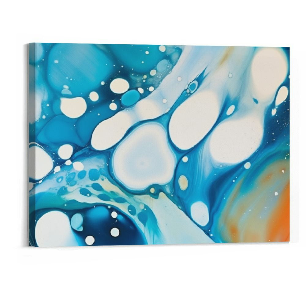Creowell Abstract Pictures for Bedroom Wall Decor Wall Art Blue and ...