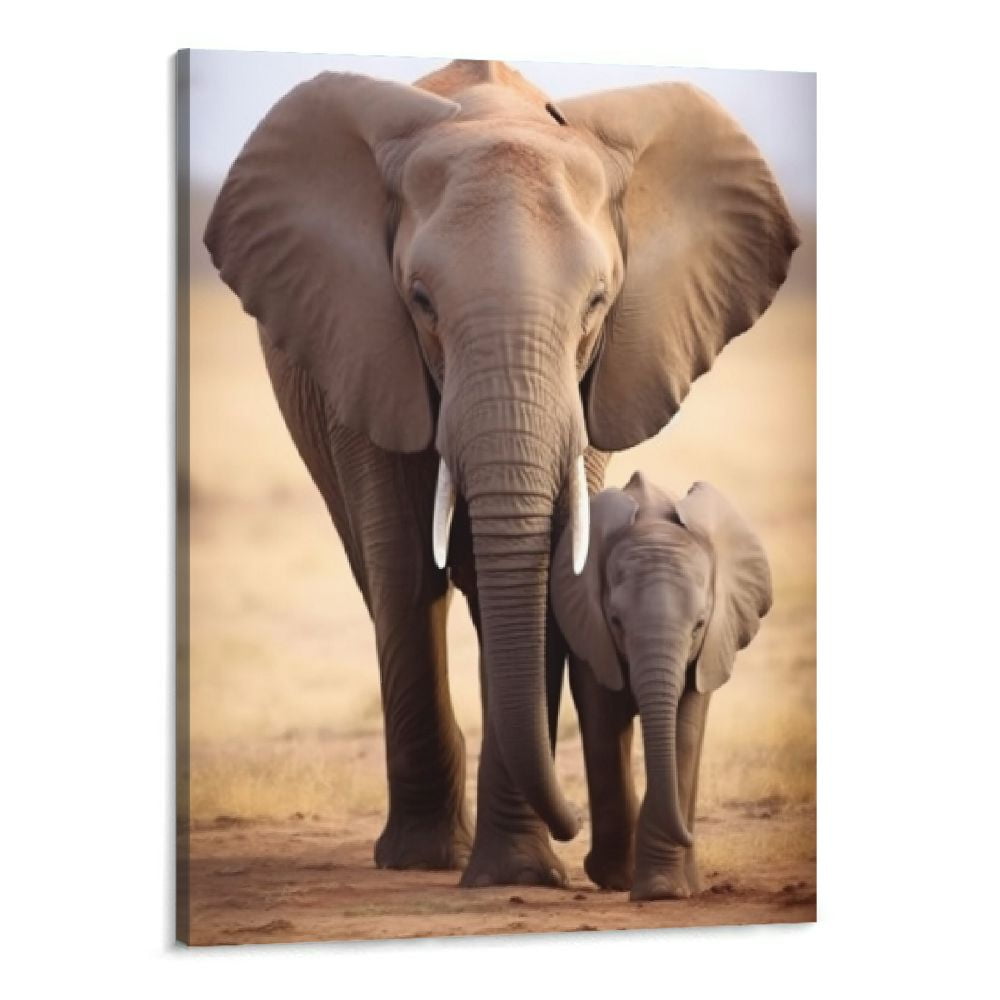 Creowell African Elephant Animals Mammals, Motherly Love, African Bush ...