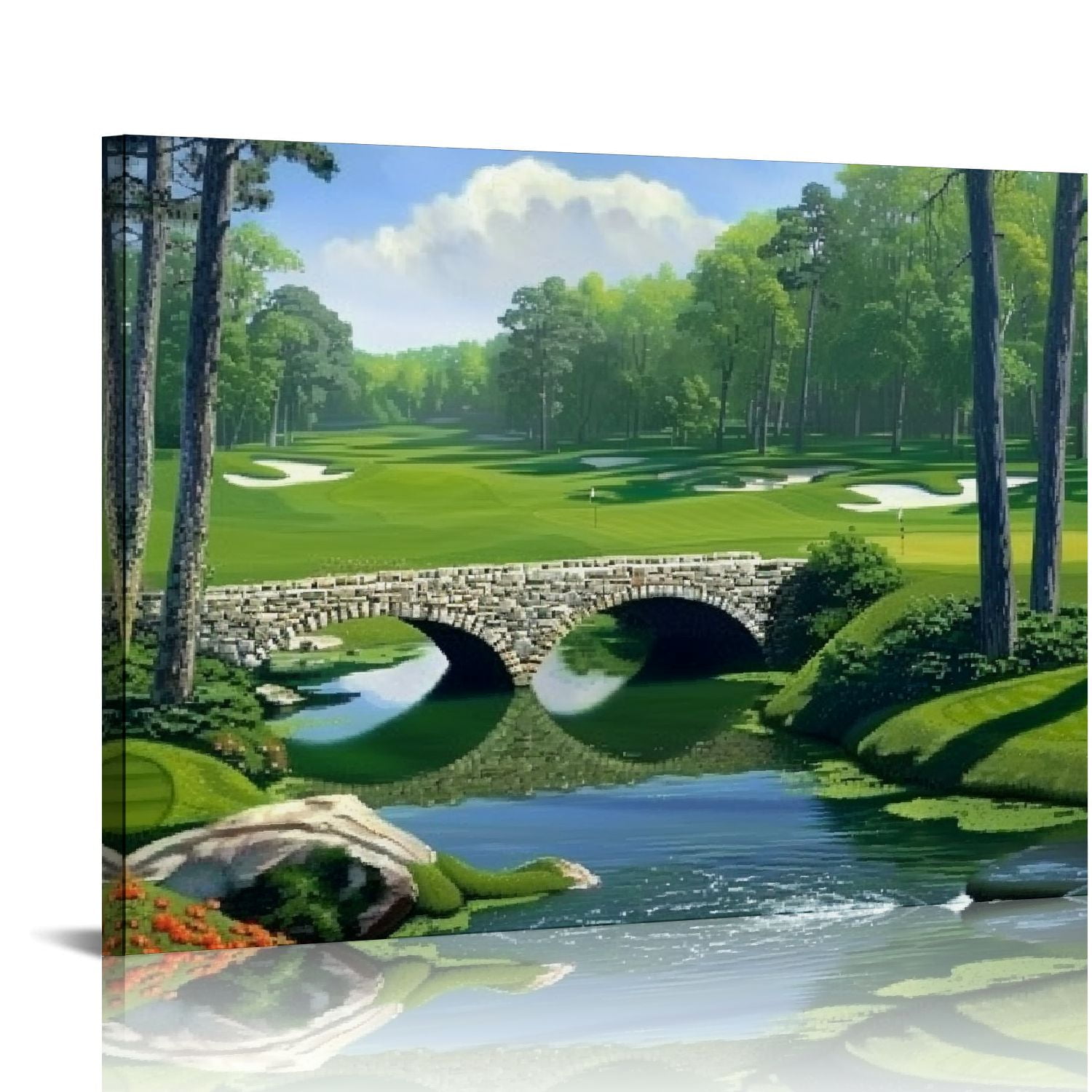 Creowell Augusta National Golf Course Golf Club Poster Canvas Picture ...