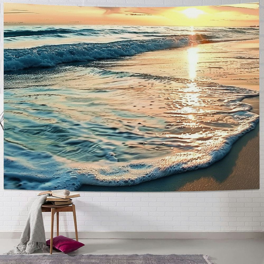 Creowell Beach Sunrise Wave Tropical Coastal Ocean Scene Beachy ...