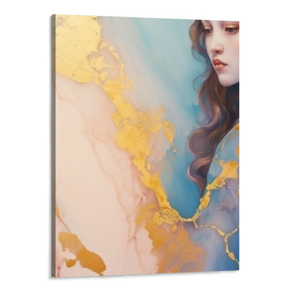 Creowell Bedroom Wall Art Abstract Posters Natural Luxury Abstract ...