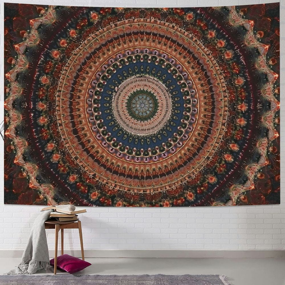 Creowell Bohemian Mandala Tapestry Hippie Tapestries Psychedelic ...