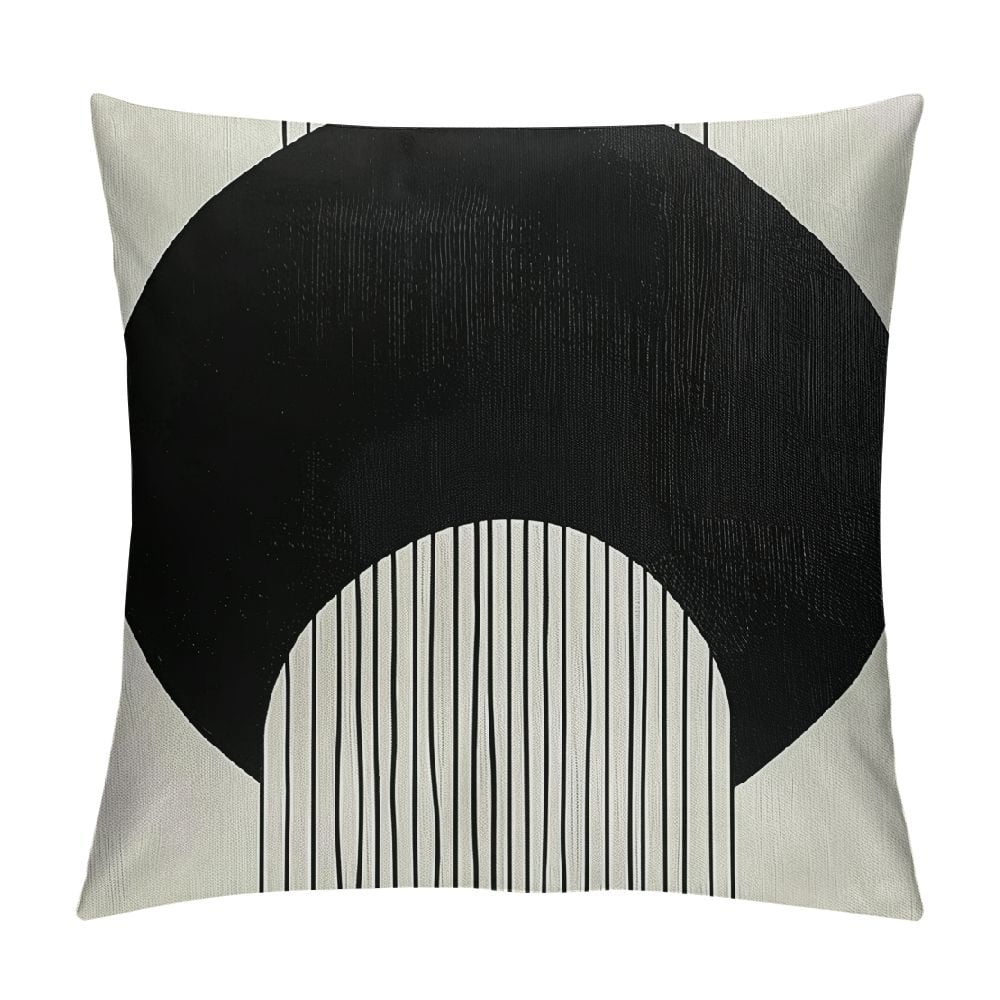 Creowell Boho Pillow Covers , Mid Century Modern Arch Sun Decor Throw ...
