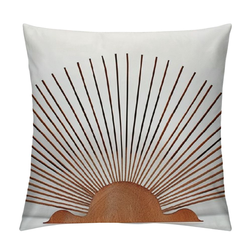 Creowell Boho Pillows Covers，Boho Sun Pillow Cover,Boho Throw Pillows ...