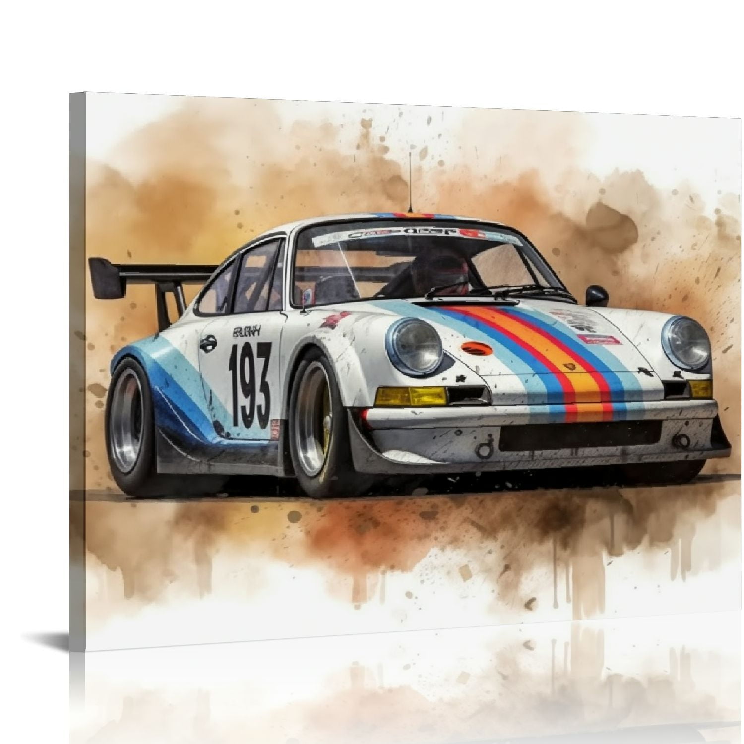 Creowell Car Poster Posters Racing Car Wall Art Vintage Car Posters For ...