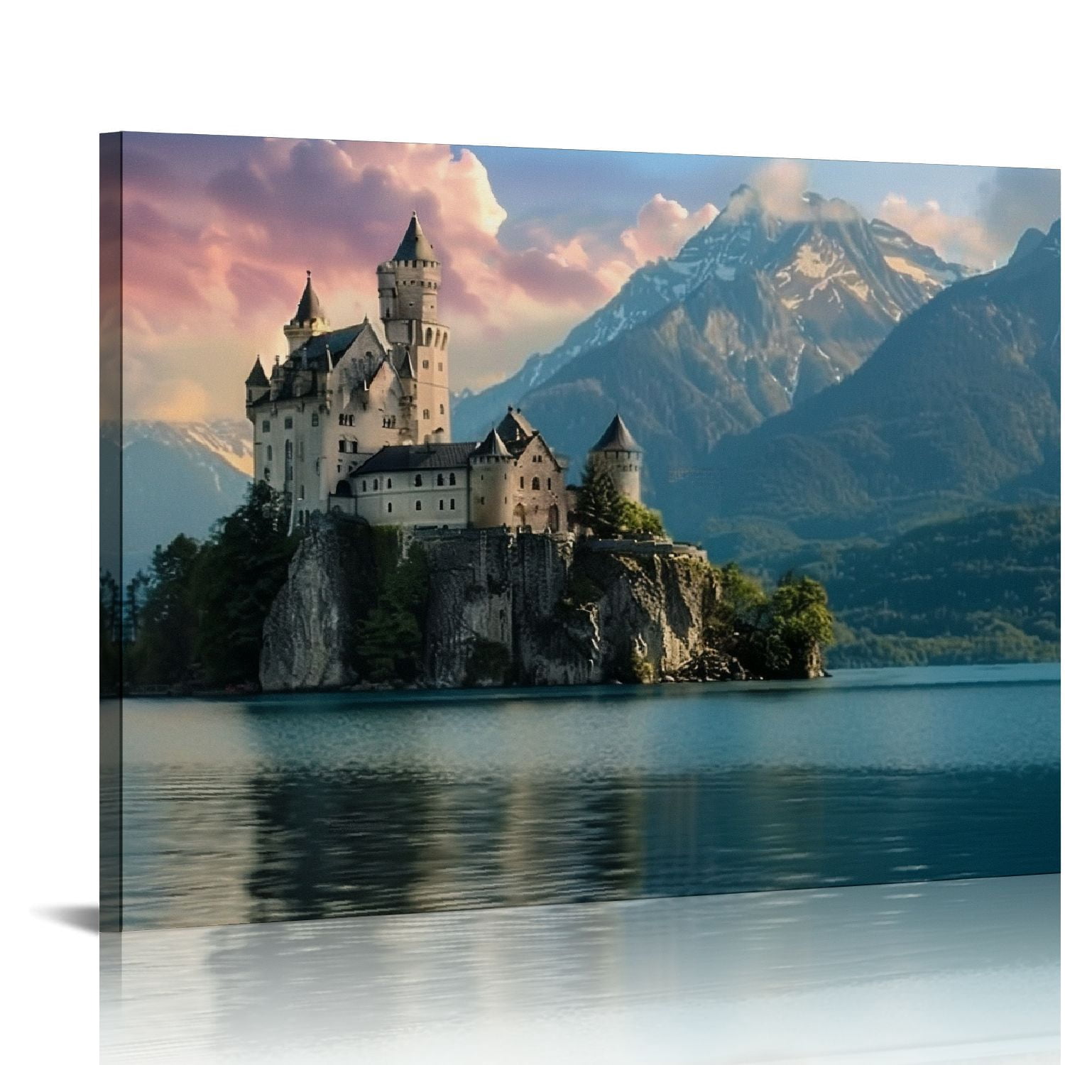 Creowell Castle Wall Art Living room Bedroom Canvas prints Poster ...